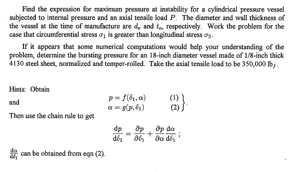 Solved Find the expression for maximum pressure at | Chegg.com