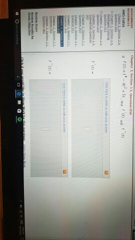 Solved If f(t) = t^4 - 4t^2 + 5t, find f'(t) and f"(t). | Chegg.com
