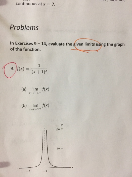 Solved continuous at x 7. Problems In Exercises 9-14, | Chegg.com