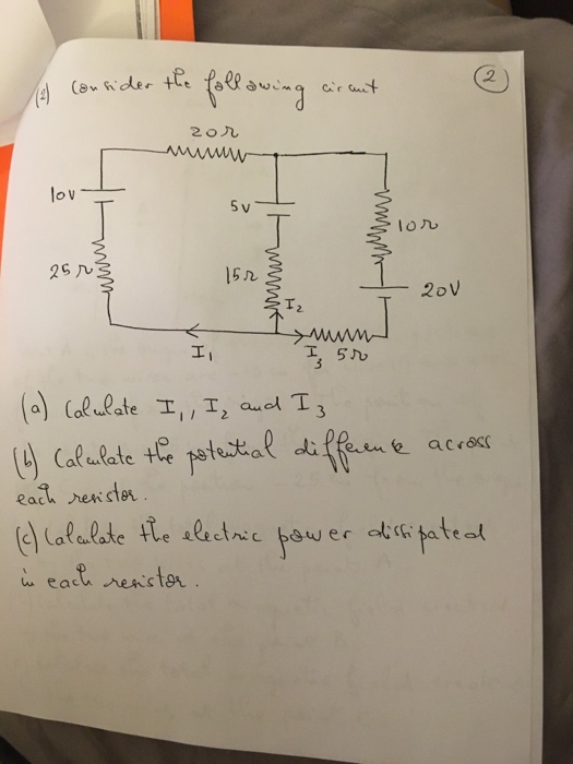 Solved Consider the following circuit Calculate I_1, I_2 | Chegg.com
