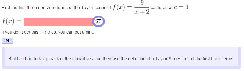 Solved Find the first three non-zero terms of the Taylor | Chegg.com