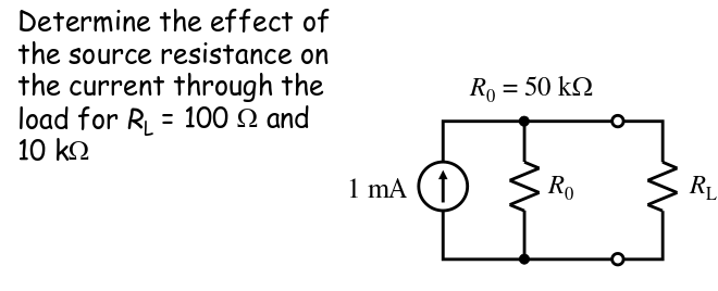 Solved Determine the effect of the source resistance on the | Chegg.com