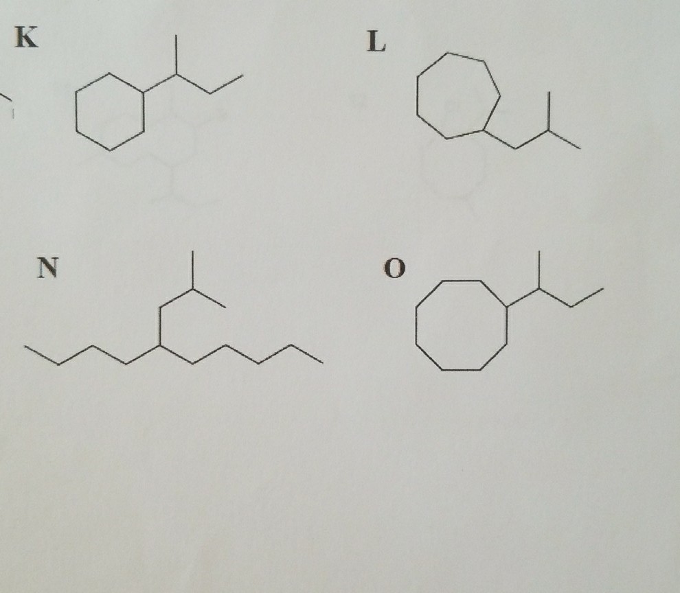 Solved name each molecule | Chegg.com