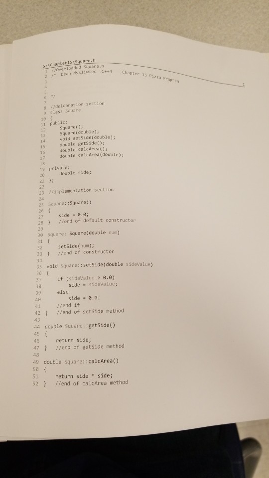 Solved C++ Programming Classes Label the following items on | Chegg.com