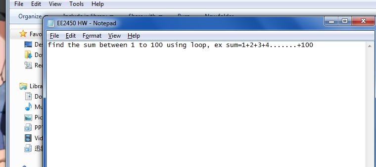 Solved Find the sum between 1 to 100 using loop, ex sum=1 + | Chegg.com