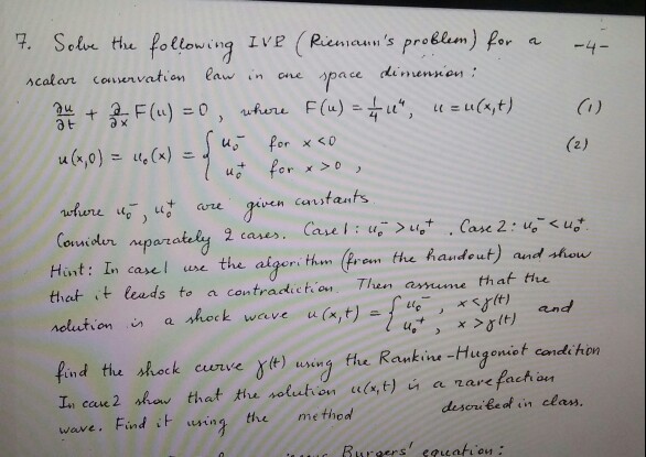 Solved low in cauenvation law in one space urL 2) ants ndunu | Chegg.com