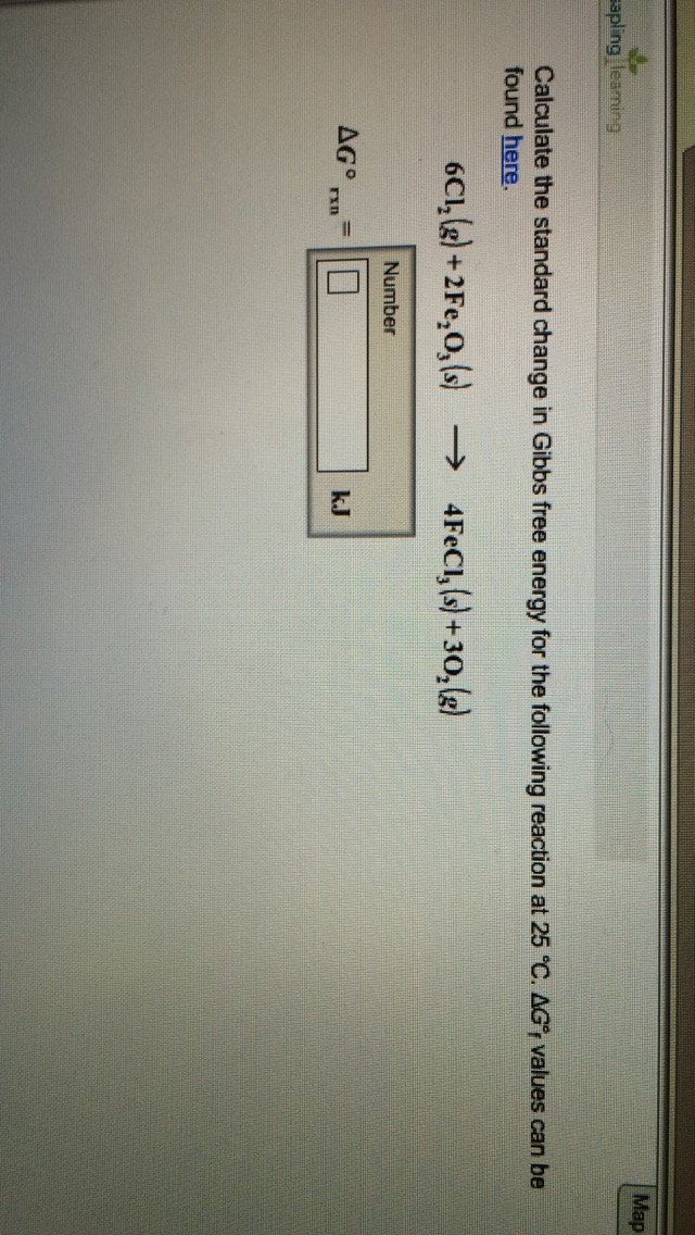 Solved Calculate the standard change in Gibbs free energy | Chegg.com