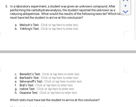 Solved 3. In a laboratory experiment, a student was given an | Chegg.com