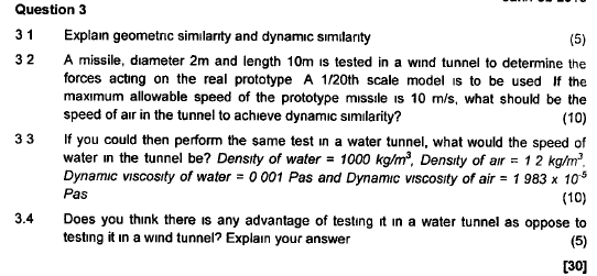 Explain geometric similarity and dynamic similarity | Chegg.com