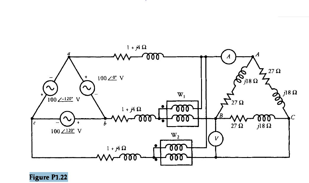 A balanced three-phase load is connected to a | Chegg.com