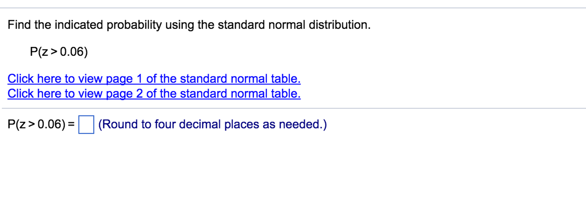 Solved Find the indicated probability using the standard | Chegg.com