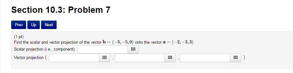 Solved Find The Scalar And Vector Projection Of The Vector B