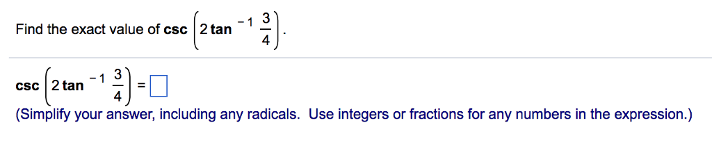 Solved Find the exact value of the expression. sin25) | Chegg.com