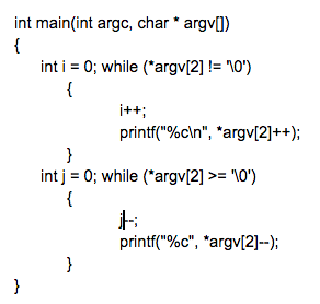 Solved My code can take in 3 arguments, and once it does it | Chegg.com