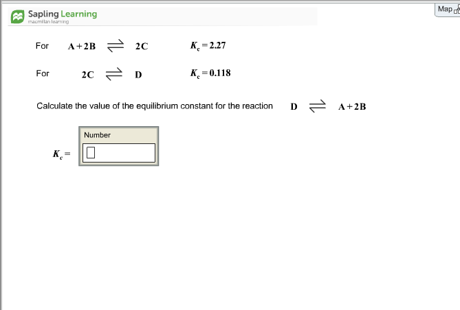 Solved calculate the value of the equilibrium constant for | Chegg.com