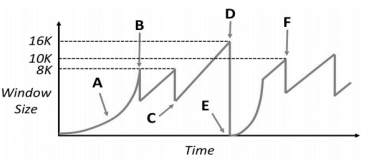Solved Consider the following graph of TCP, where the y-axis | Chegg.com