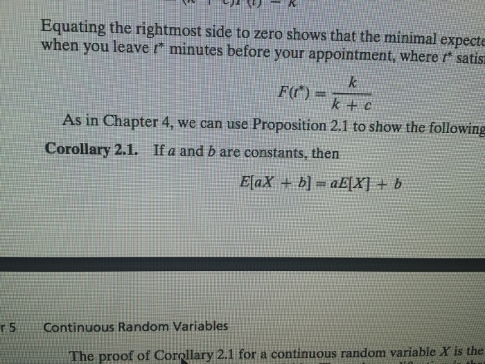 Solved Equating the rightmost side to zero shows that the | Chegg.com