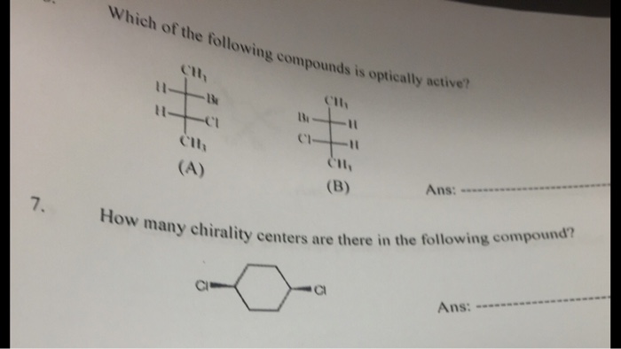 Solved Which of the following compounds e following | Chegg.com