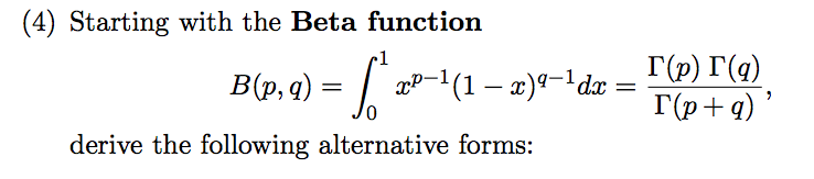 Solved Derive the following. | Chegg.com