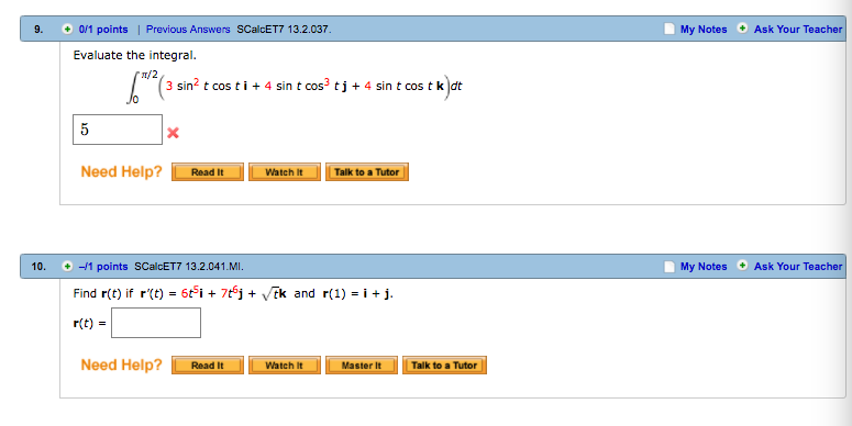 Solved Evaluate the integral. integral_0^pi/2 (3 sin^2 t | Chegg.com