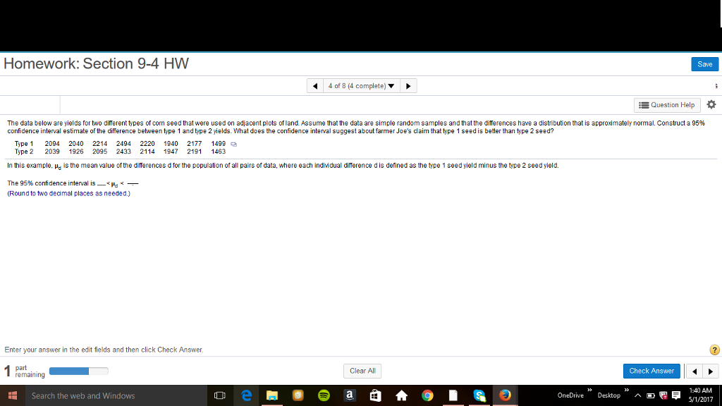 Solved Save Homework Section 9 4 Hw 4 Of 8 4 Complete E