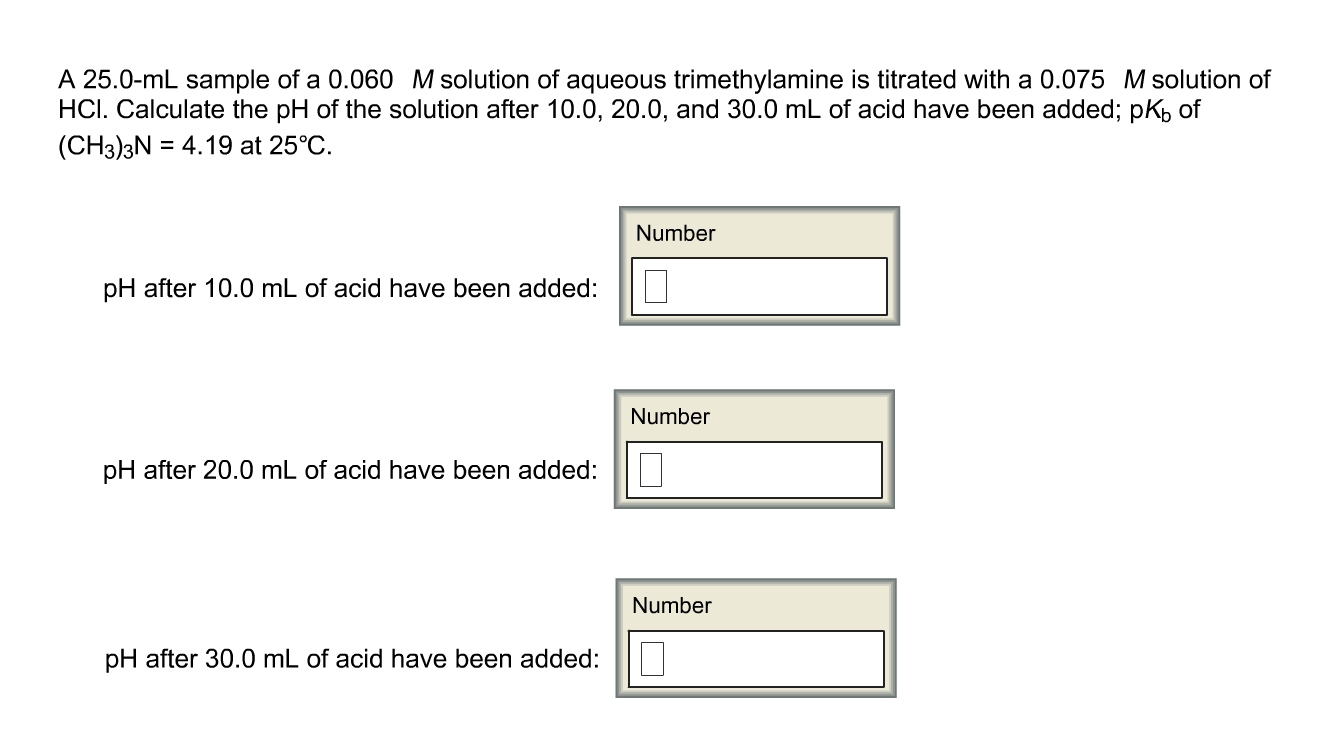 Solved: A 25.0-mL Sample Of A 0.060 M Solution Of Aqueous ... | Chegg.com