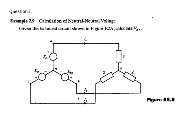 Solved Question 1 Example 2.9 Calculation of Neutral-Neutral | Chegg.com
