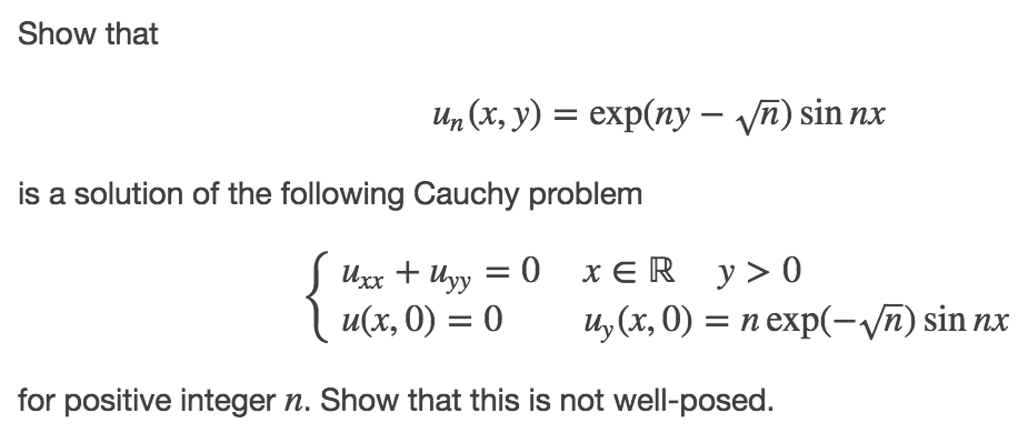 Solved Solve the diffusion equation u = ux for EER with | Chegg.com