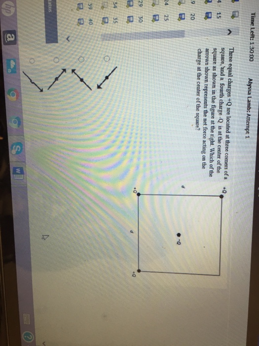Solved Three equal charges +Q are located at three comers of | Chegg.com