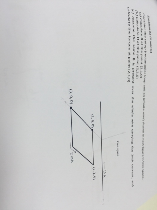 Solved Consider the setup (rectangular loop and an infinite | Chegg.com