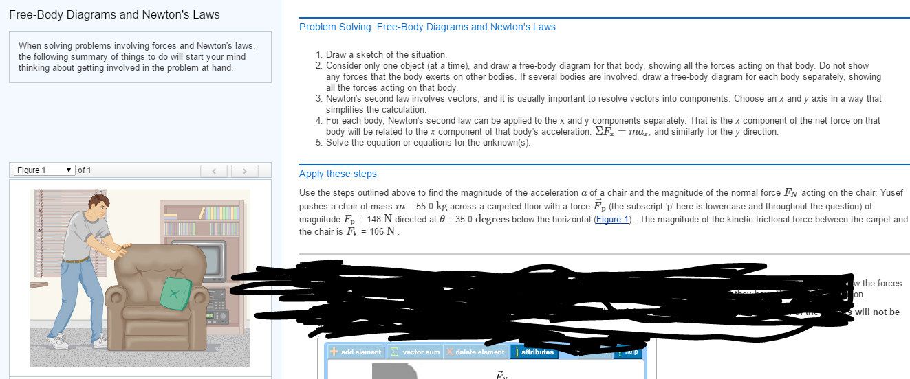 Solved Free-Body Diagrams and Newton's Laws Problem Solving: | Chegg.com