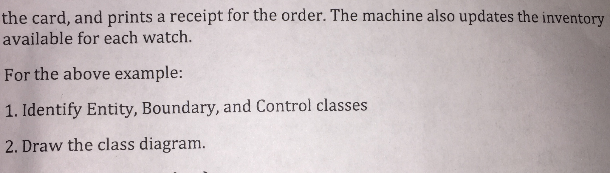 Solved 1 Identify The Entity Boundary And Control 