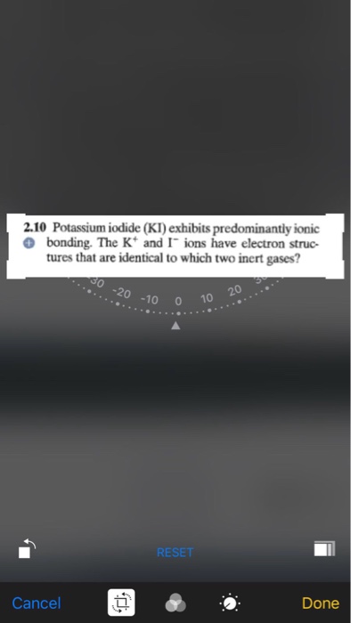 Solved Potassium iodide (KI) exhibits predominantly ionic | Chegg.com