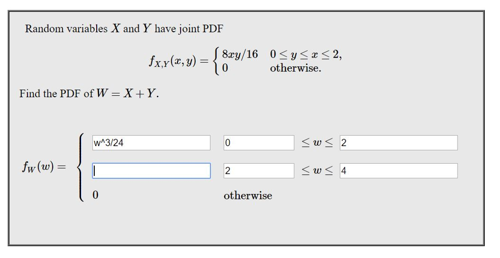 Solved Random variables X and Y have joint PDF | Chegg.com