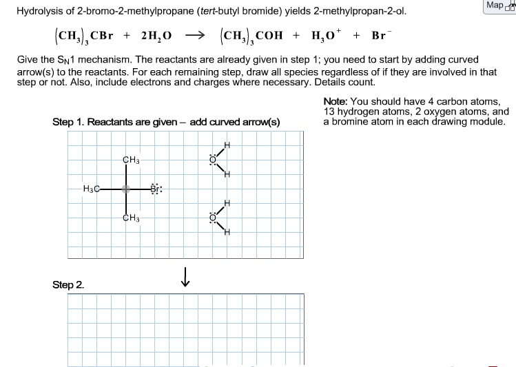 Solved Give the SN1 mechanism. The reactants are already | Chegg.com