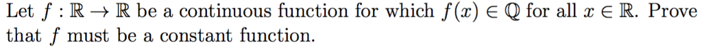 Solved Let f: R rightarrow R be a continuous function for | Chegg.com
