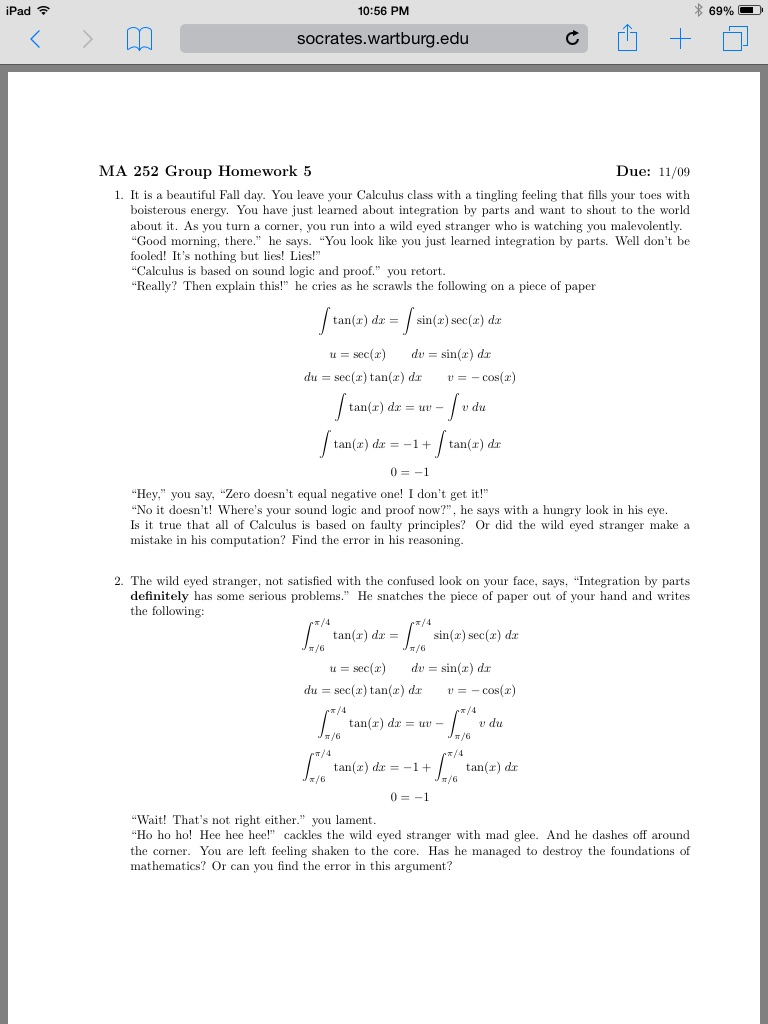 Solved Can someone explain where the error is? Just to be | Chegg.com