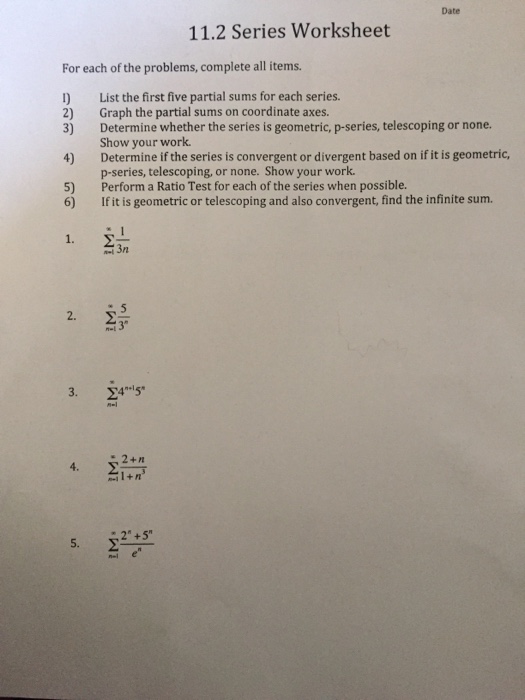 Solved For each of the problems, complete all items. List | Chegg.com