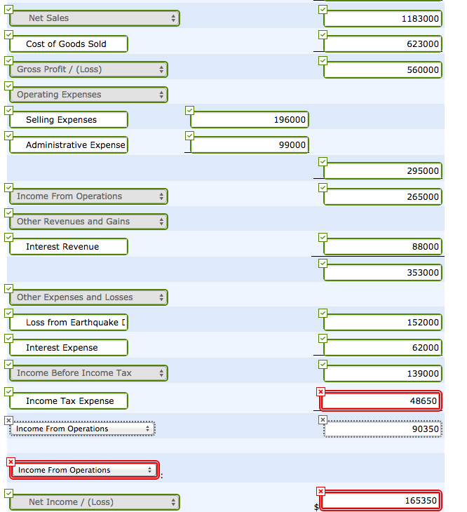 Solved Prepare a multi-step income statement (Just need | Chegg.com