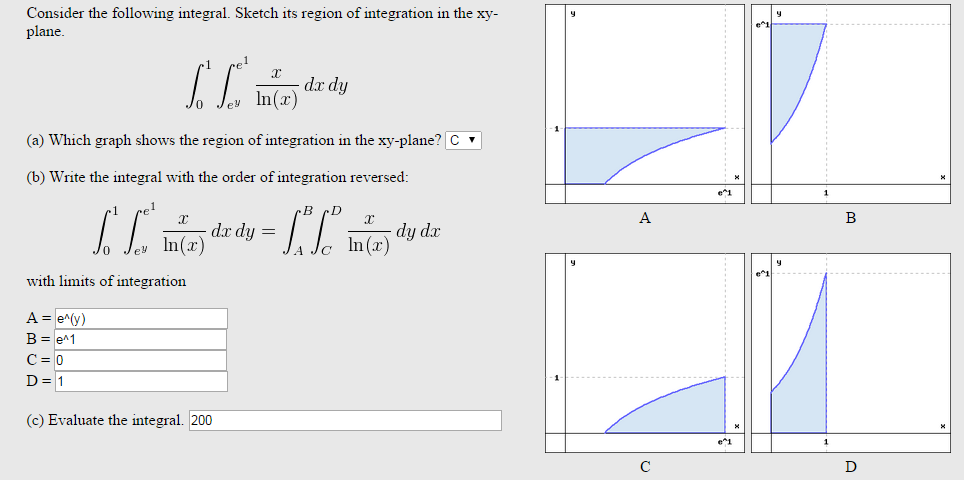 Solved Consider the following integral. Sketch its region of | Chegg.com