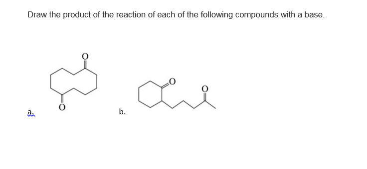 Solved Draw the product of the reaction of each of the | Chegg.com