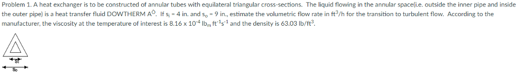 Solved Problem 1. A heat exchanger is to be constructed of | Chegg.com