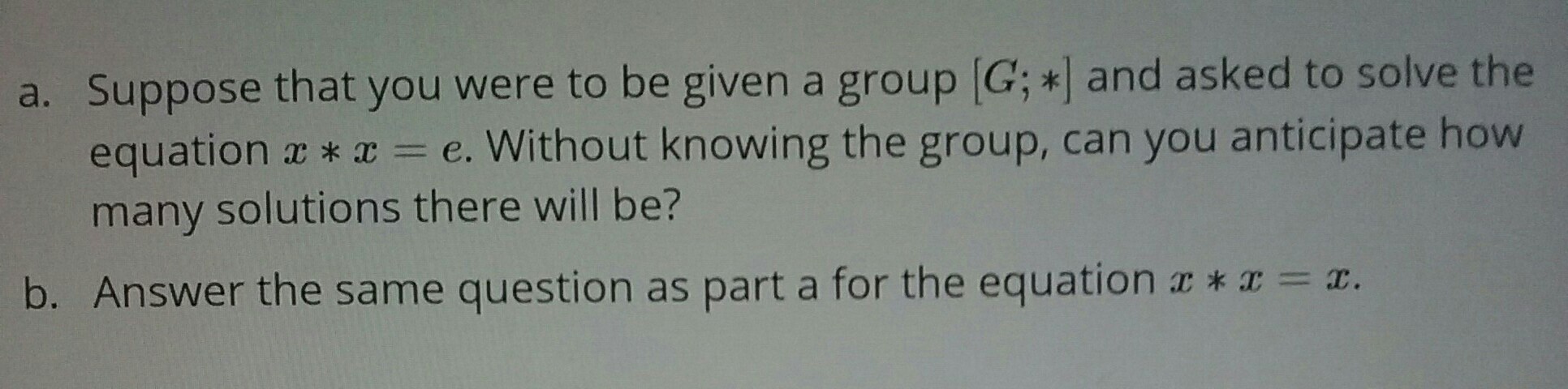 Solved * and asked to solve the equation * e. Without | Chegg.com