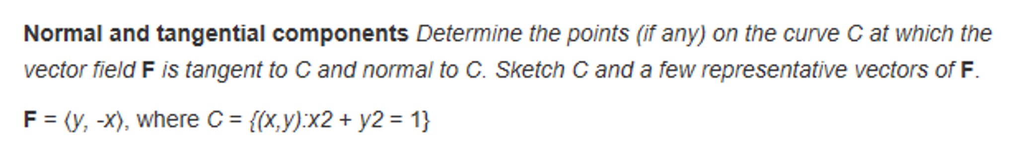 Solved Normal And Tangential Components Determine The Points