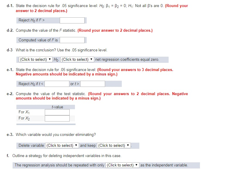 Given the following regression output, Predictor | Chegg.com
