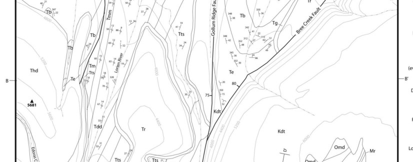Problem 4.4 Draw topographic profiles and structure | Chegg.com
