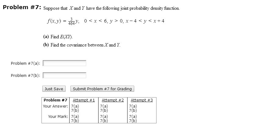 Solved Suppose that X and Y have the following joint | Chegg.com