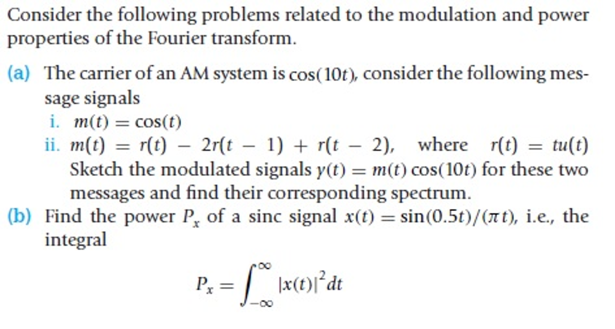 Solved Consider the following problems related to the | Chegg.com