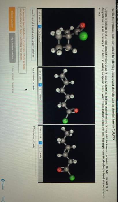 Solved Provide the systematic name for each of the following | Chegg.com