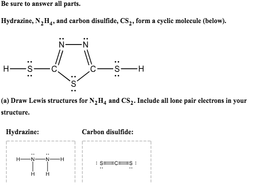 Hydrazine Lewis Structure